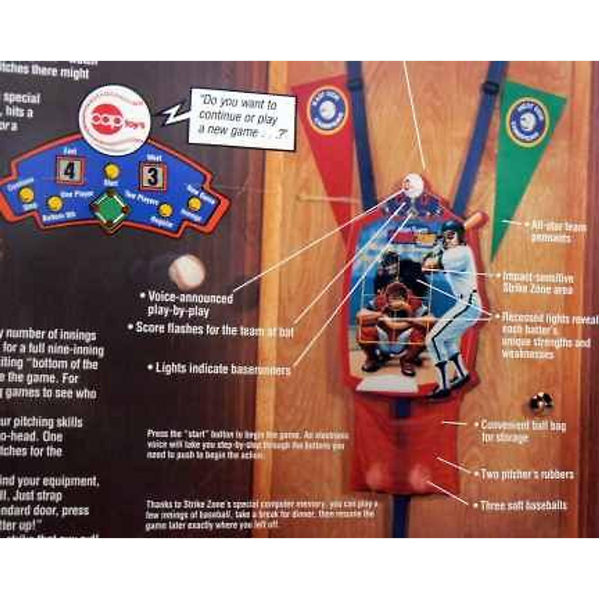 Nolan Ryan's - "Strike Zone Baseball" Electro Arcade game