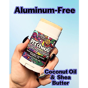 Frankie & Myrrh Natural Patchouli Deodorant for Hippie Women and Men | Real Essential Oils | Aluminum Free-Baking Soda, Coconut Oil and Shea Butter (256 oz) Paraben and Phthalate Free