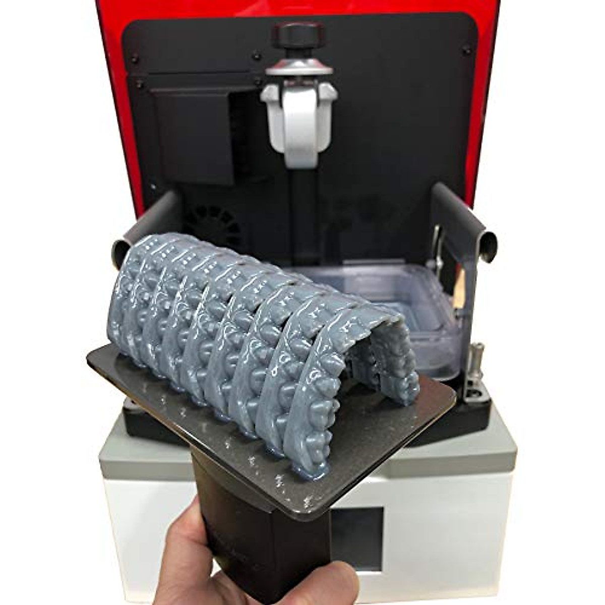 ApplyLabWork DLP385 Resins for Asiga 3D Printers Compatible, Excellent Mechanical Properties, High Accuracy, 1 Liter, DLP385 Modeling Gray