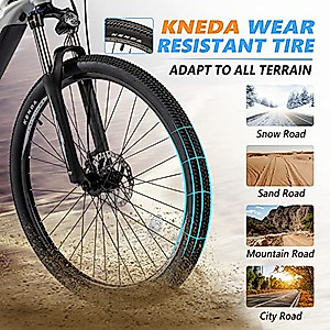 PEXMOR Electric Bike for Adults, 750W BAFANG Motor Ebike 32MPH Adult Electric Bicycle 48V 14AH LG Battery, 27.5" Electric Mountain Bike 7 Speed Gears Lockable Fork City Commuter E-Bike,UL Certified