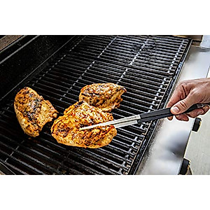 Char-Broil 8586712R06 Culinary Tweezer Tongs, Silver