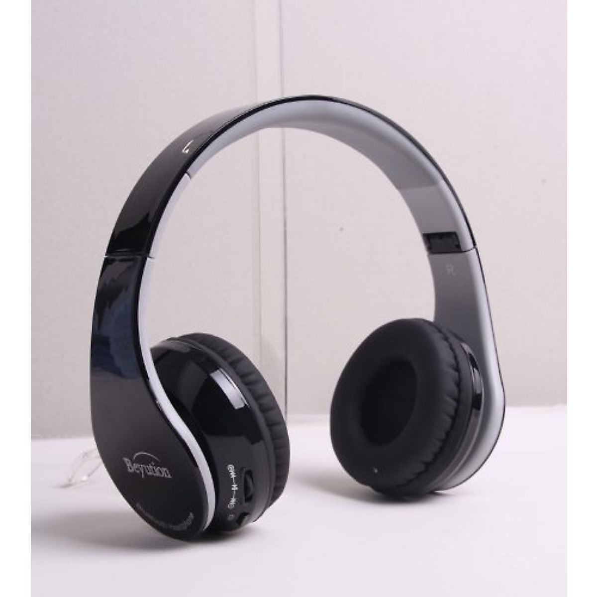 Beyution Hi-Fi Stereo Bluetooth Headphones Over-Ear Headset with Micphone for Apple iPhone/iPAD/iTouch/Samsung Galaxy Toshiba Huawei Cell Phone Tablet which Have Bluetooth Device