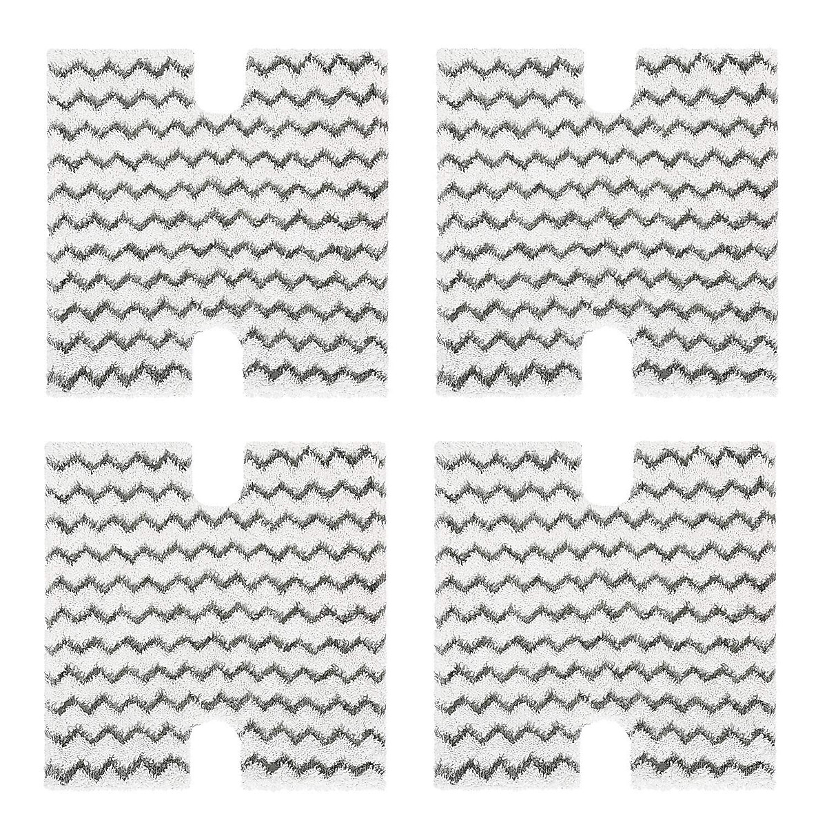 iSingo 4 Pack Steam Mop Pads Replacement for Shark Lift-Away Pro & Shark Genius Mop System Pocket Mop S3973 S3973D S3973WM S5001 S5002Q S5003A S5004 S5004W S6001W S6001WM S6002 S6002C S6003D S6003W