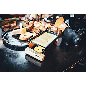 Boska Raclette Grilling Set - Partyclette To Go Set - Suitable for Cheese, Meat, Fish, and Vegetables - Portable Non-Stick - Dishwasher Safe Wedding Registry Items
