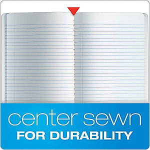 Oxford Composition Notebook 6 Pack, College Ruled Paper, 9-3/4 x 7-1/2 Inches, 100 Sheets, Assorted Marble Covers. 2 Each: Blue, Green, Red (63763)