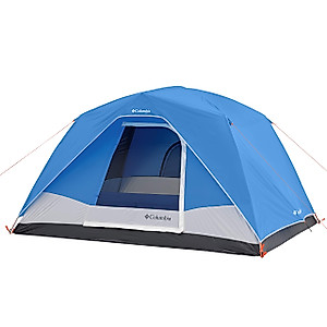 Columbia Tent - Dome Tent | Easy Setup 6 Person Camping Tent with Rainfly for Outdoors | Best Camp Tent for Hiking, Backpacking, & Family Camping