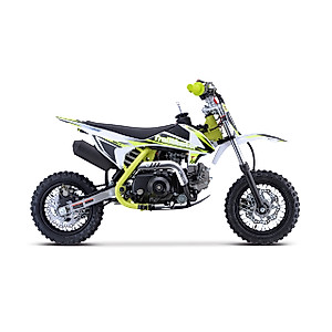Trailmaster TM11 Dirt Bike 110cc Automatic Great Kids Bike, More power 25" inch seat 10 inch rims (green)