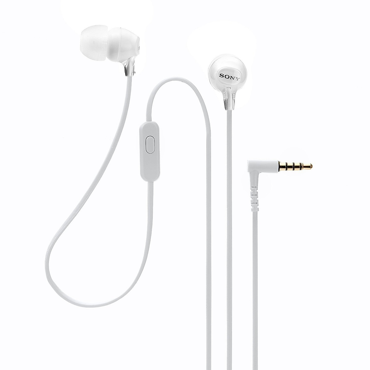 Sony MDREX15AP Fashion Color EX Series Earbud Headset with Mic (White)