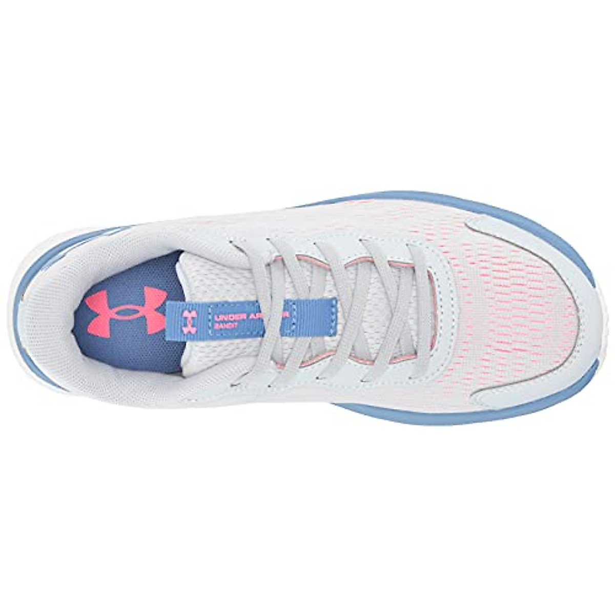 Under Armour Girls Pre School Bandit 7 Running Shoe, Halo Gray (101)/White, 1