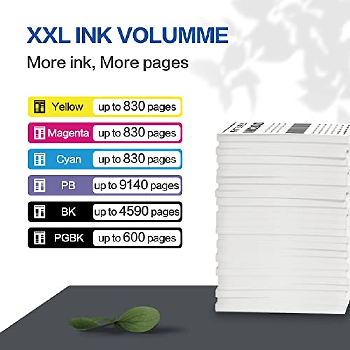 Compatible Ink Cartridges Compatible with Canon 280 281 PGI-280XXL CLI-281XXL for Canon PIXMA TR7520 TR8520 TS6120 TS6220 TS8120 TS8220 TS9120 Printer (PGBK/PB/BK/C/M/Y) 6 Pack