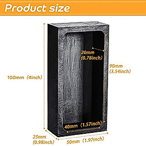 2 Pieces Graphite Ingot Mould Crucible Mould for Casting Gold Silver Metal Aluminum Copper Brass Melting Refining (4 x 2 x 1 Inch)