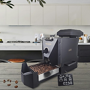 500g automatic coffee roaster machine for home use with smoke filter and chaff collector