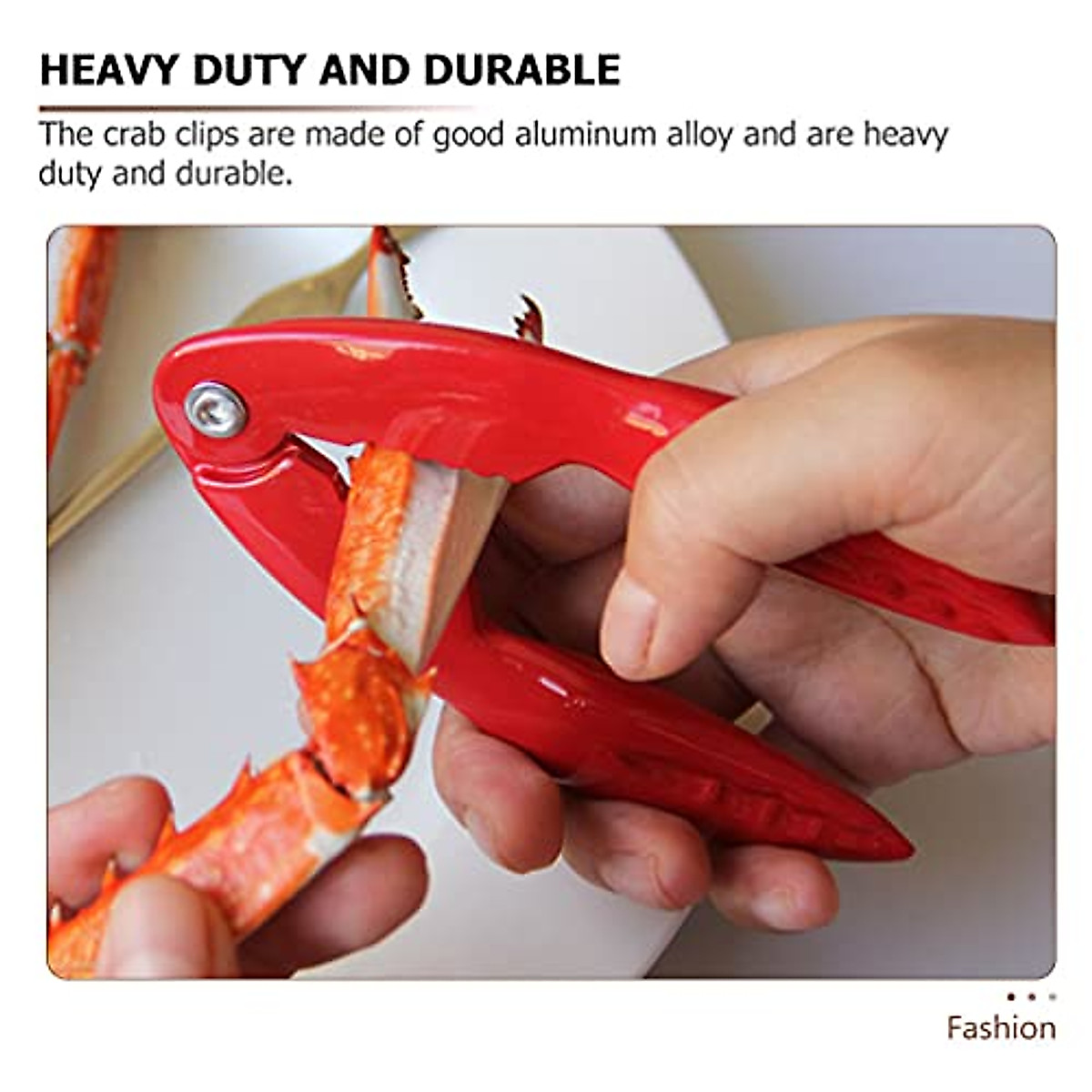 Lobster Forks Lobster Picks 2Pcs Crab Seafood Tools Crab Lobster Scissors Lobster Shell Opener Crab Legs Tool for Lobster Crab Crawfish Prawns Shrimp Red Lobster Shellers Crab Leg Crackers