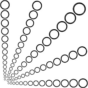 Sosation 70 Pcs Fishing Rod Tip Repair Kit Fishing Rod Eyelet Repair Fishing Pole Eye Repair Kit Ceramic Guide Rings 14 Sizes 0.09-1.17 Inch, Black