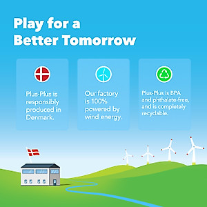 PLUS PLUS - Learn to Build - Flags of The World - 500 Pieces, Construction Building Stem/Steam Toy, Interlocking Mini Puzzle Blocks for Kids