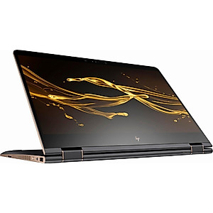 HP Older Spectre x360 2-in-1 15.6" 4K UHD Touch, Intel i7 8th Gen CPU 16GB RAM, 512GB SSD Dark Ash Silver - 3 Years McAfee Interet Security NO NUM-PAD, NO Fingerprint Reader