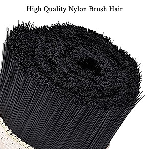 70mm Dust Shoe Brush, TwoWin CNC Vacuum Brush Nylon Vacuum Cleaner Engraving Machine Dust Cover for CNC Router Spindle Motor Milling Machine