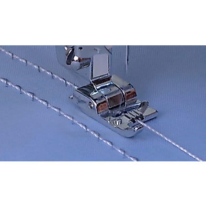 Singer | Snap-On Cording Presser Foot for Low Shank Sewing Machines, Decorative Stitching & Cording, Gathering - Sewing Made Easy, Silver (2500265)
