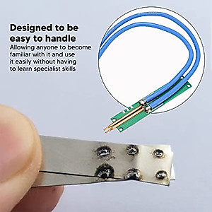 ASHATA DIY Spot Welder Spot Welding Pen, Portable Battery Spot Welder, Slim Easy to Hold Semi Circular Ball Tip Low Wire Resistance, for Battery Pack Spot Welder