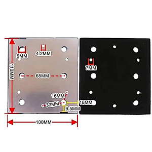 1/4 Sheet Sander Pad 039066005051 Fits Ryobi S652DK S652D S652DG