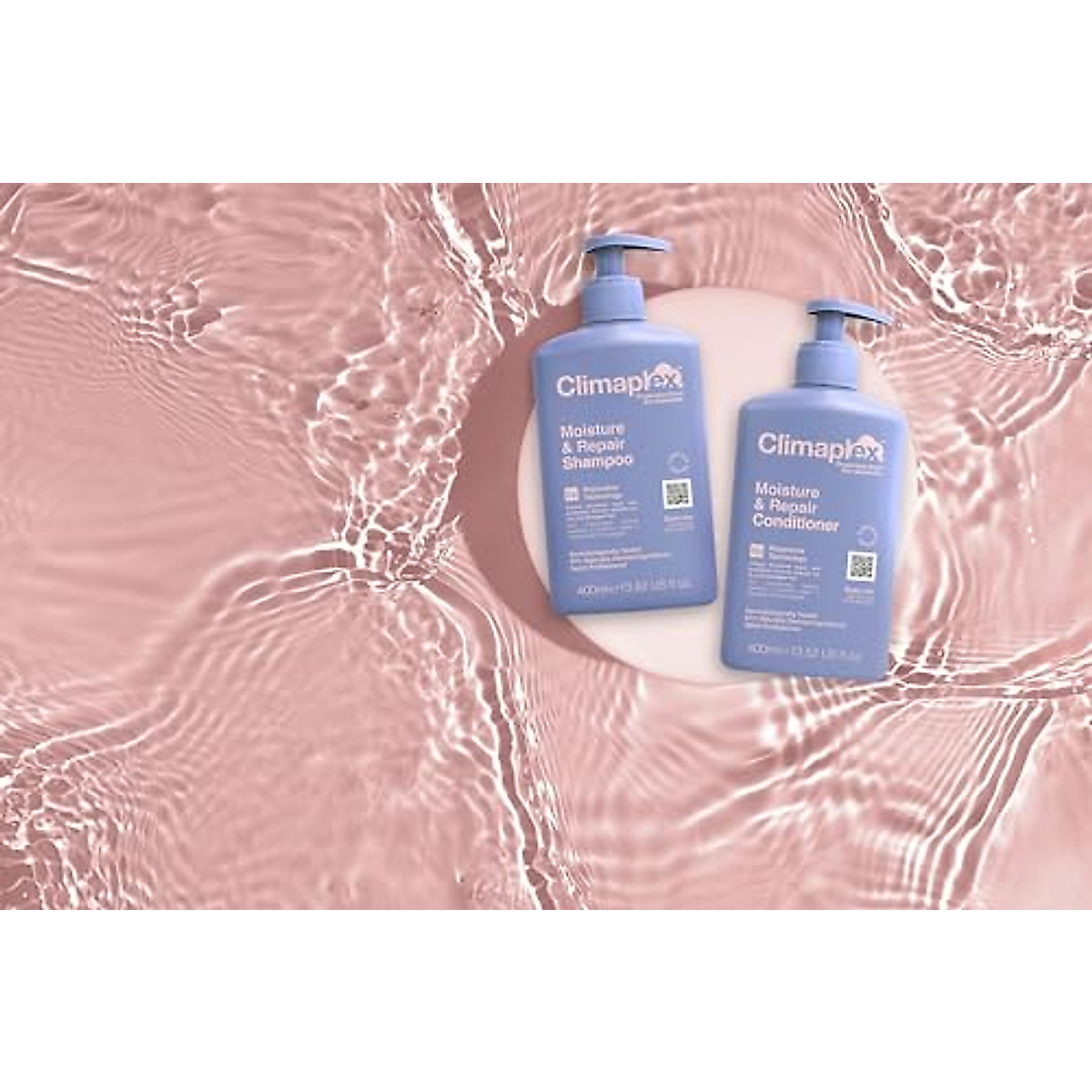 Climaplex Moisture and Repair Shampooo and Conditioner Duo - Soothing, Purifying, and Moisturizing - Adds Shine and Smooths Scalp - Contains Detangling Benefits - Suitable for All Hair Types - 2 pc