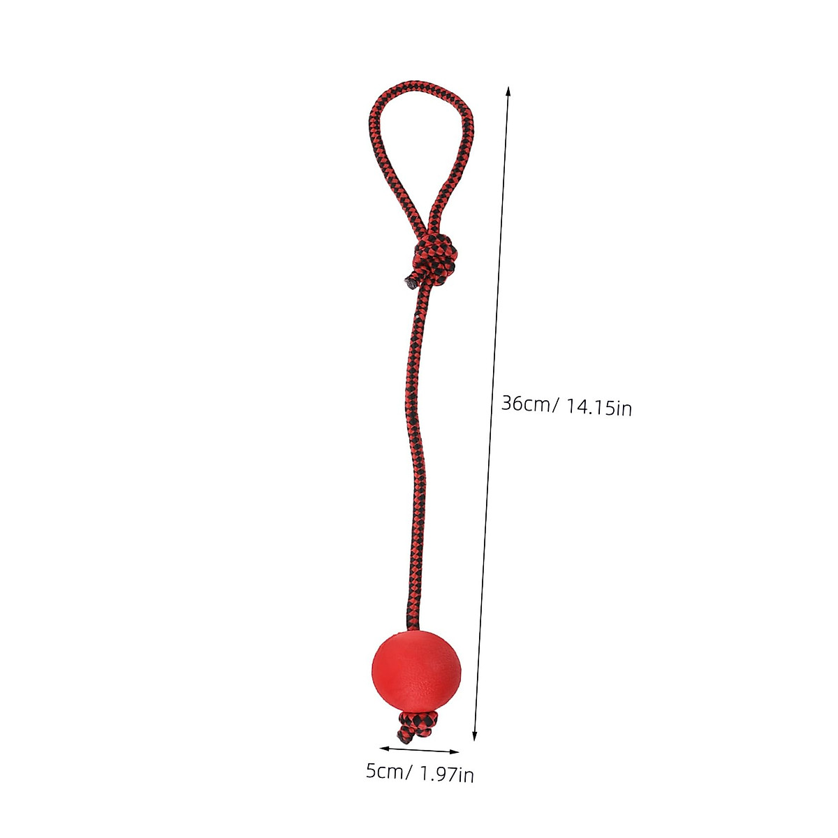 balacoo Training Pull Throw Toy 3pcs Dog Throwing Ball Rubber Ball on Rope Chuck It Stick Biting Rope for Fetch Ball Toy Dogs Fetch Toys Teething Toys for Puppies Chew The Ball