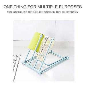gANGJI Clothes Drying Rack Steel Collapsible Design Can Be Placed Near The Kitchen or Bathroom Sink