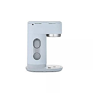 Mr. Coffee Iced Hot Single-Serve Coffee Maker with Reusable Tumbler and Nylon Filter - Light Gray