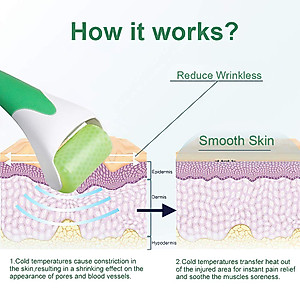 MARZAHAR Ice Roller, Ice Face Roller, Ice Roller for Face & Eye Puffiness Relief