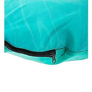 HearthSong HugglePod Lite Mesh Indoor/Outdoor Hanging Chair with Iridescent Breathable Mesh Construction, Inflatable Cushion, and Carabiner, Holds up to 175 lbs.