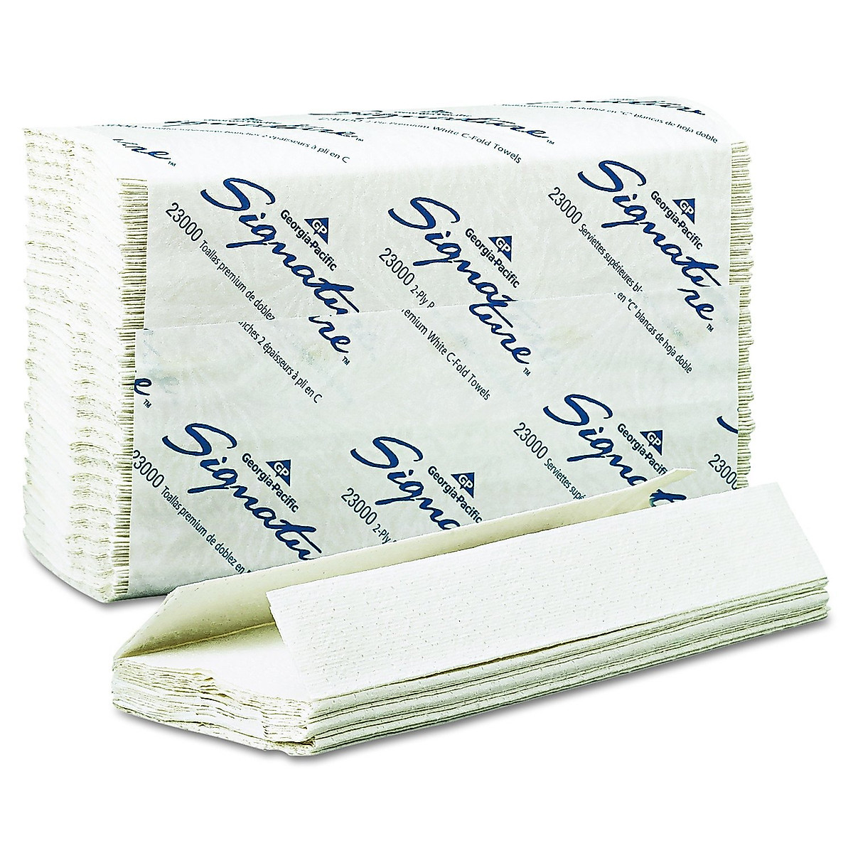 Georgia Pacific Professional 23000 C-Fold Paper Towels, 10 1/10 x 13 1/5, White, 120 Per Pack (Case of 12 Packs), 3 Case