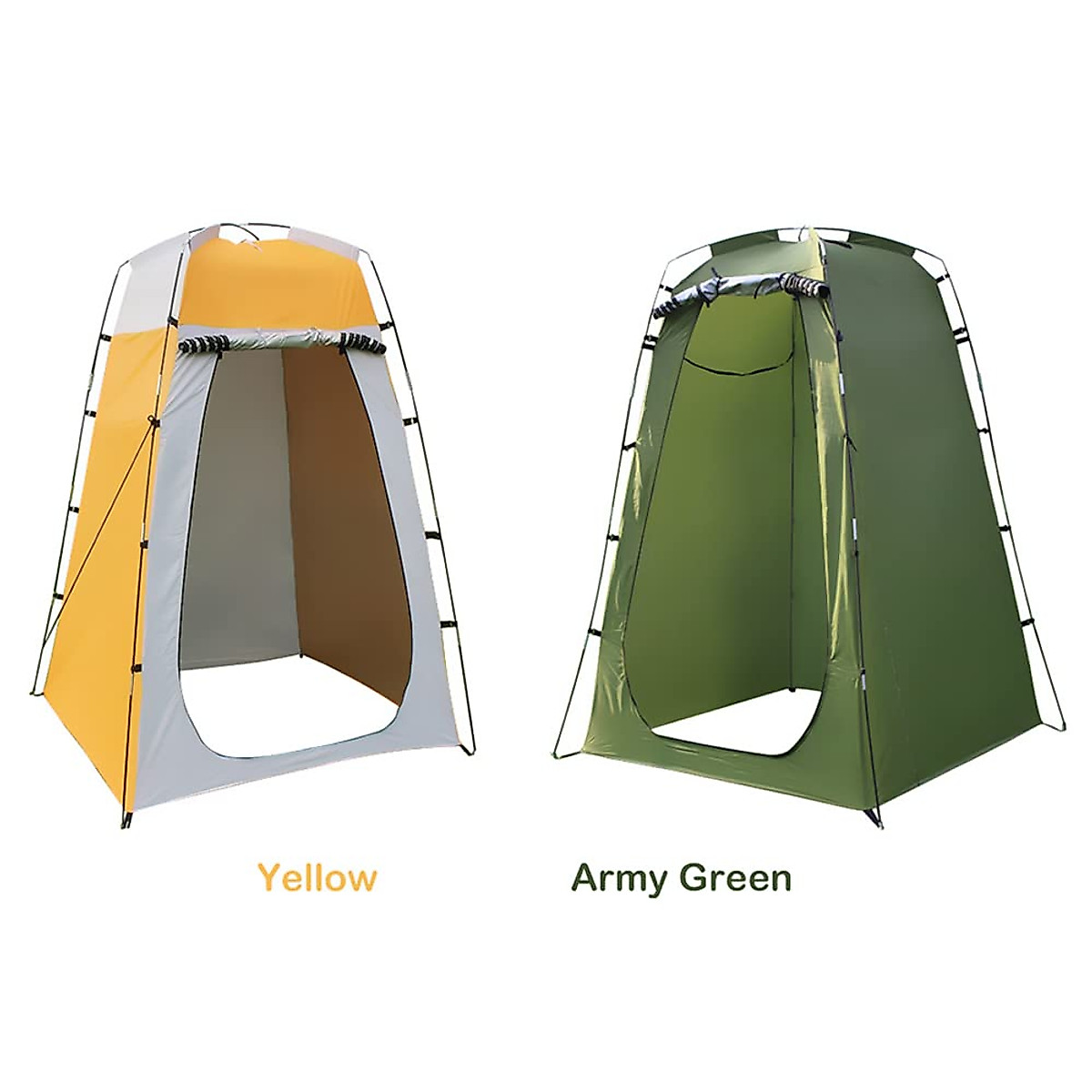 Lixada Outdoor 6FT Quick Set Up Privacy Tent, Toilet, Camp Shower, Portable Changing Room for Camping Shower Biking Toilet Beach