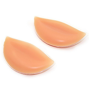 ericotry 1Pair Skin Silicone Bra Inserts Breast Chest Enhancers Push Up Booster Pads for Women Girls Underwear Swimsuits or Bikinis