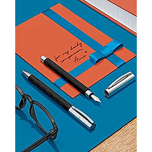 Faber-Castell Ambition Fountain Pen, Rhombus Black - Medium