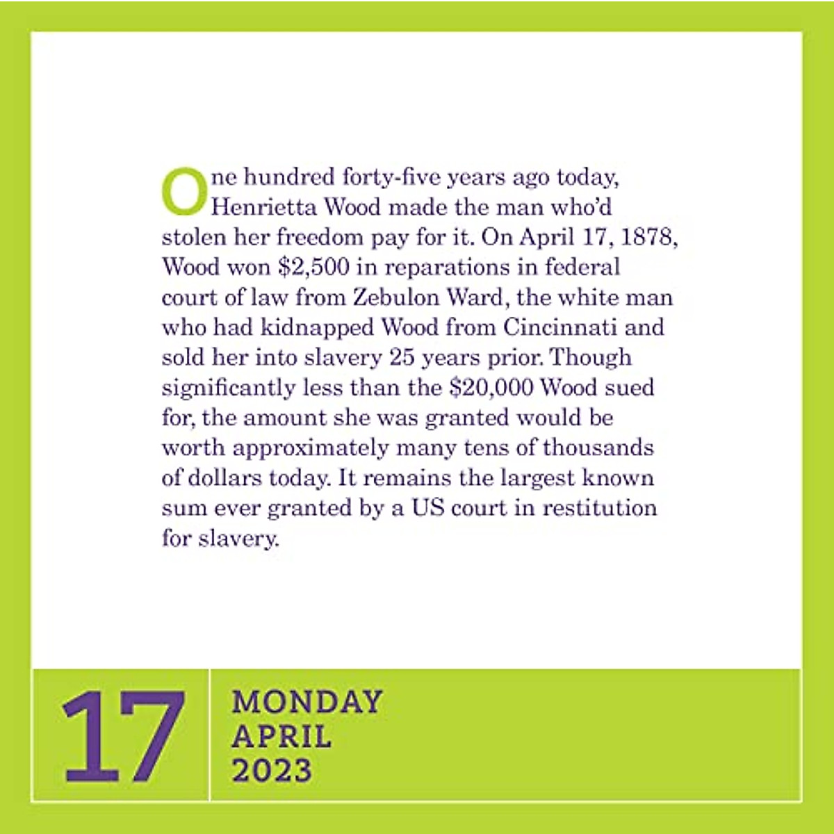 A Year of Good Black News Page-A-Day Calendar 2023: Because Just One Black History Month Isn't Enough