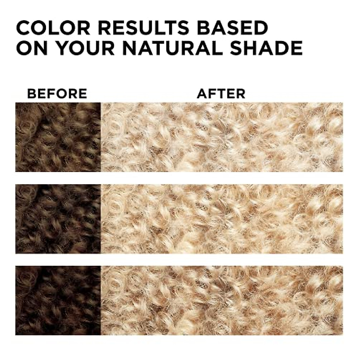 L’Oréal Paris Feria Platinum Bounce Bond Care Lightening System with Advanced bonding science protect fragile hair bonds from damage, all while radiantly lightening hair, Platinum Bounce, 1 kit