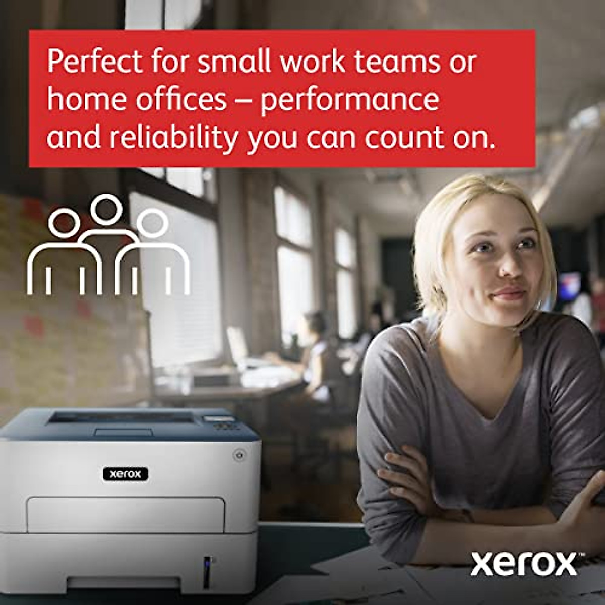 Xerox B230/DNI Printer, Black and White Laser, Wireless