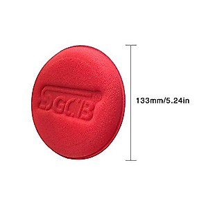 SGCB Wax Applicator Pads Supreme Shine for Car, 4” Dia Round Shape Side Pressing Hand Polishing Sponge Pads Kit Detailing Buffing Pads for Waxing Polishing Paint Ceramic Glass Cleaning, Pack of 6