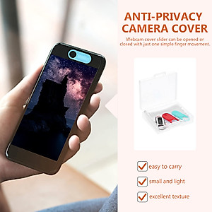 Milisten 6pcs Lens Cover Laptop Cover Slide Webcam Privacy Lens Protector Slide Webcam Cover Shield Cover Webcam Slider Webcam