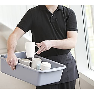 PLOYMONO 1 Pack Heavy Duty Waist Apron with 3 Pockets - Black Waitress Waiter Server Short Apron