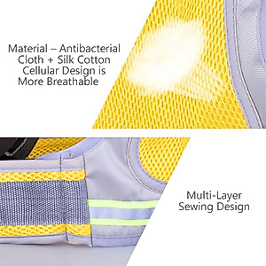 Jolik Child Motorcycle Safety Harness with 4 – in – 1 Buckle Breathable Material in Yellow
