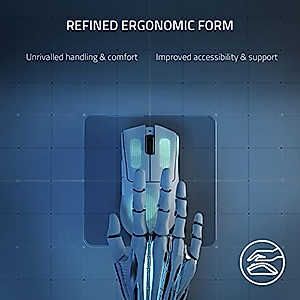 Razer DeathAdder V3 Pro Wireless Gaming Mouse- White(Renewed)