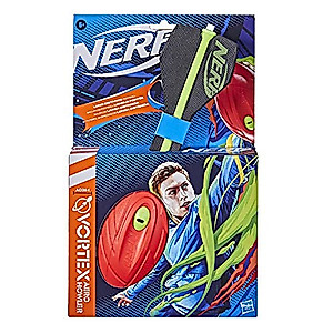 NERF Vortex Aero Howler Foam Ball, Classic Long-Distance Football, Flight-Optimizing Tail, Whistling Sound, Indoor & Outdoor Fun