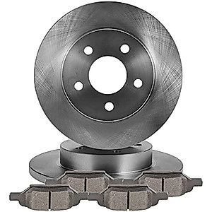 ORTUS UNI Rear Brake Pads and Rotors E835446CP