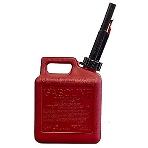 Quick-Flow Spout Midwest Can 1210 Auto Shut Off Gasoline Can - 1 Gallon
