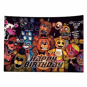 TOUGUGOLY Cartoon Toy Bear Theme Birthday Party Decorations Photo Background Full of Childlike Interest Banner Photography Background Kids Room Wallpaper Ornament 5x3FT