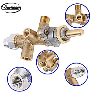 GUOFALDE Low Pressure Propane Gas Fire Pit with Thermocouple, Patio Heater Repair Replacement Parts for Room Space Heater Outdoor Patio Heater, Barbecue Grills, Fire Pits, Fireplaces