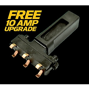 HD Switch 10 AMP OEM Upgrade Blade Clutch PTO Switch fits John Deere Ztrak Z810 Z810A Z820 Z820A Z830 Z830A Z910A Z915 Z915B Z920 Z920A Z920M Z920R Z925A Z925M Z930A Z930M Z930R Z950A Z950M Z950R Z960