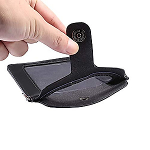 Cellphone Touch Screen Purse for Women, Crossbody Shoulder Pouch for iPhone 14 13 12 11 Pro Max iPhone XR XS Max 8 7 Plus Google Pixel 7 6 Pro 5a 5 4a 5G 4 XL 3a XL OnePlus 11 (Black)