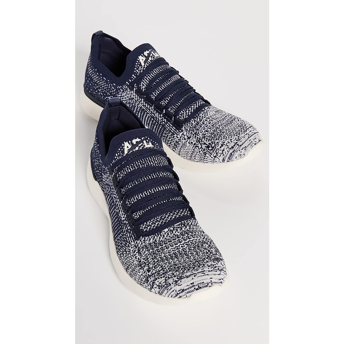 Athletic Propulsion Labs (APL) Men's Techloom Breeze Sneaker, Navy/Ivory/Ombre, 10